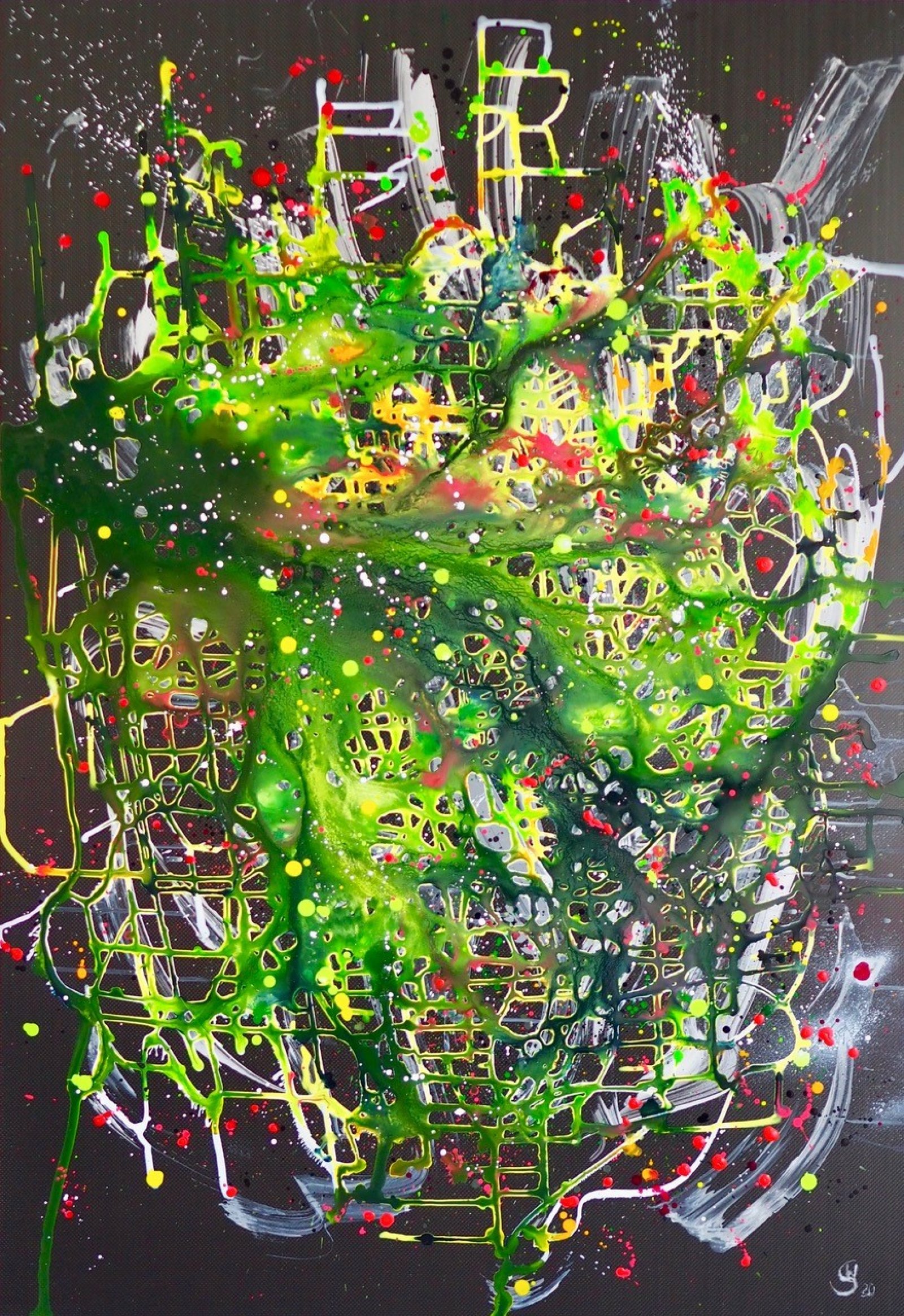 New Life acrylic painting-130x90cm buy from CG TEC GmbH