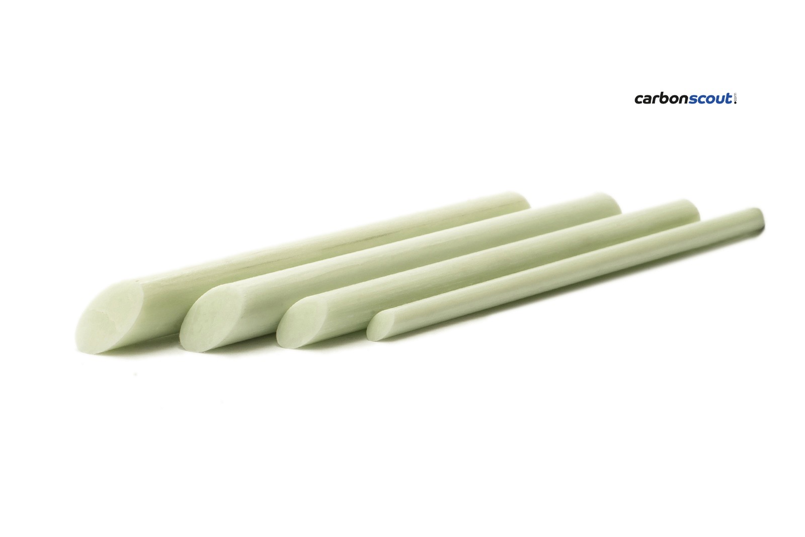 Pultruded GFRP fibreglass rods with resin an glass fiber