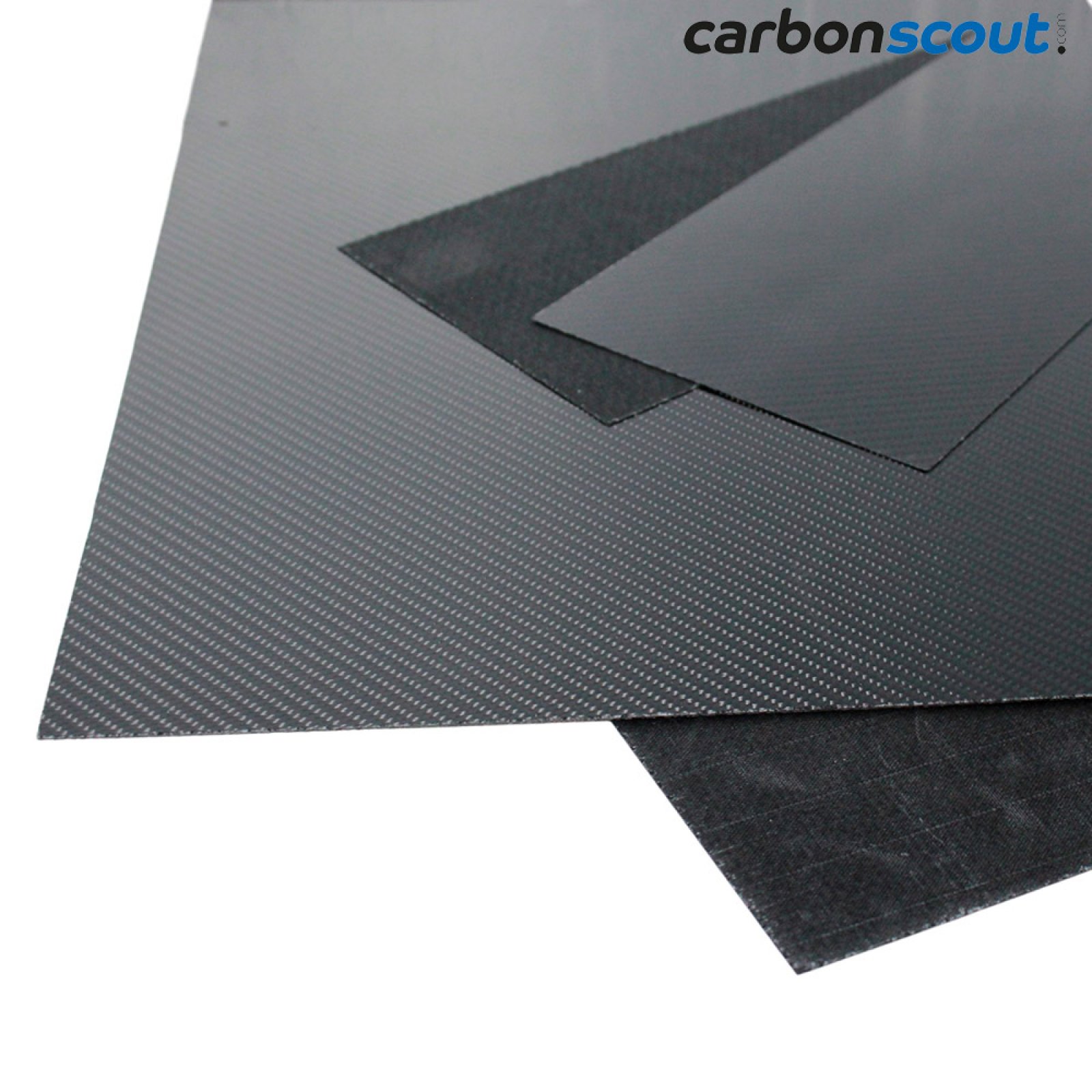 CFRP carbon panel, thermoplastic, 340x150x0,8mm, smooth on one side buy ...