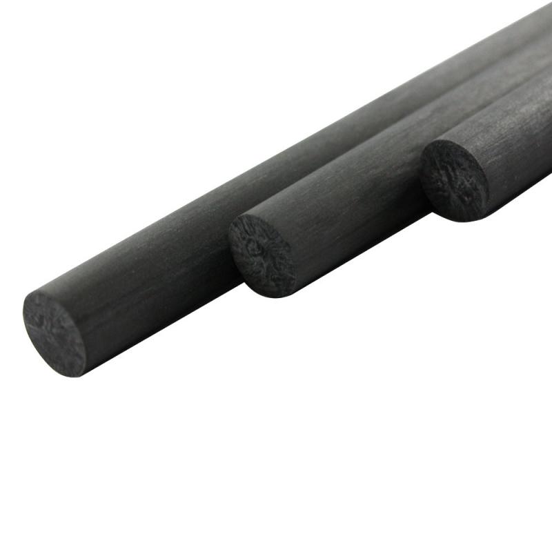 Pultruded CFRP carbon rods with epoxy resin and carbon fiber