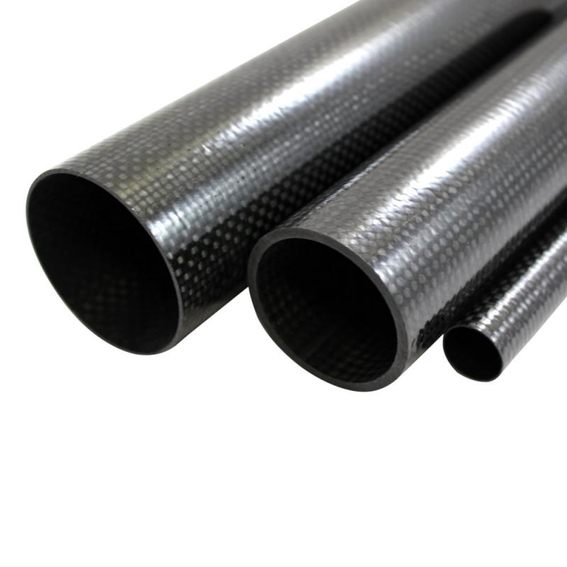 CFRP carbon tube CG UHP-TUBES wrapped UD 85° 49,1x48x69mm wrapped ...
