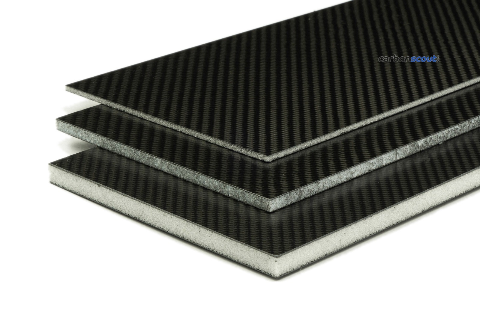 CFRP carbon panels produced in prepreg compression process with carbon ...