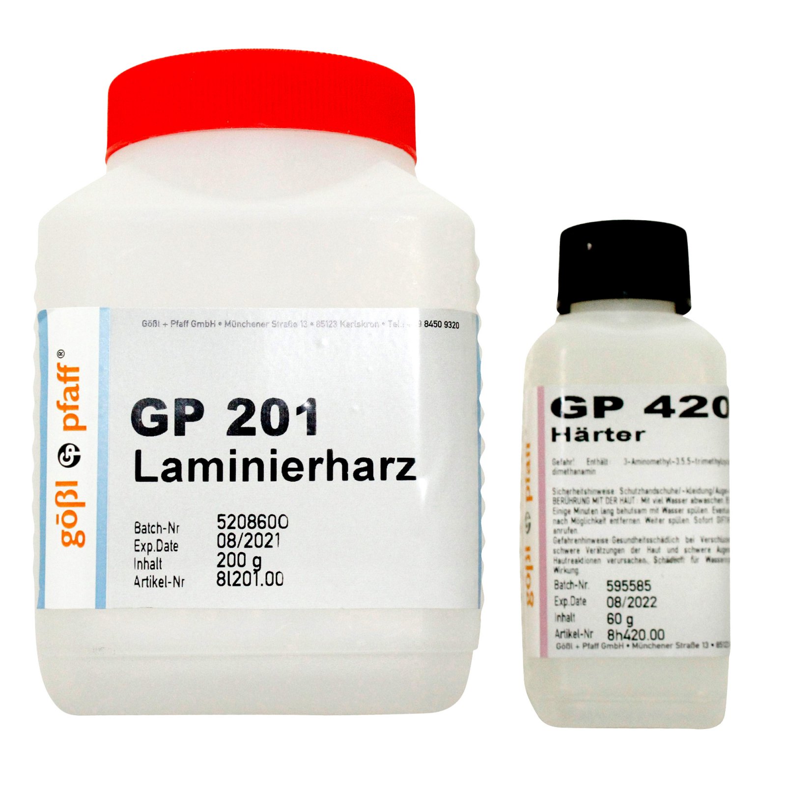 CG201-420 epoxy resin system-small container 200g resin + 60g hardener ...