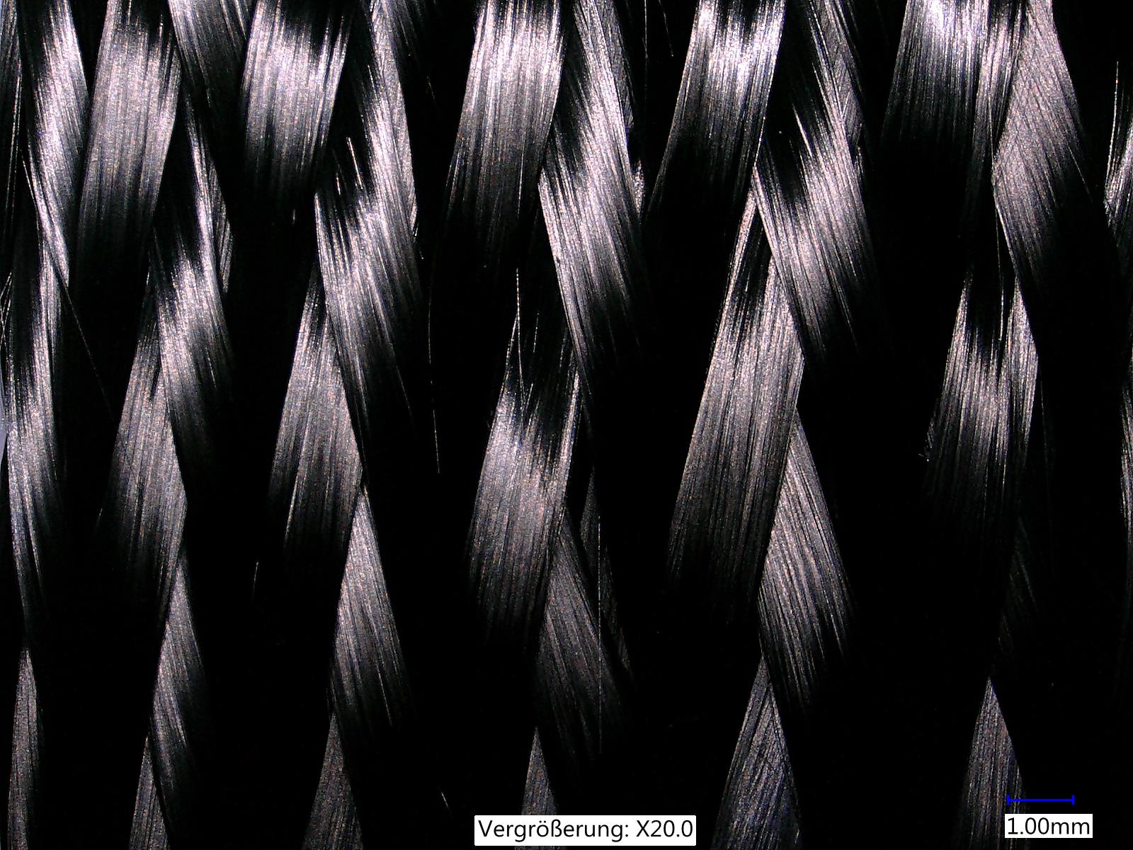 CFRP braiding hoses made out of polyester or epoxy resin and CFRP fibre ...