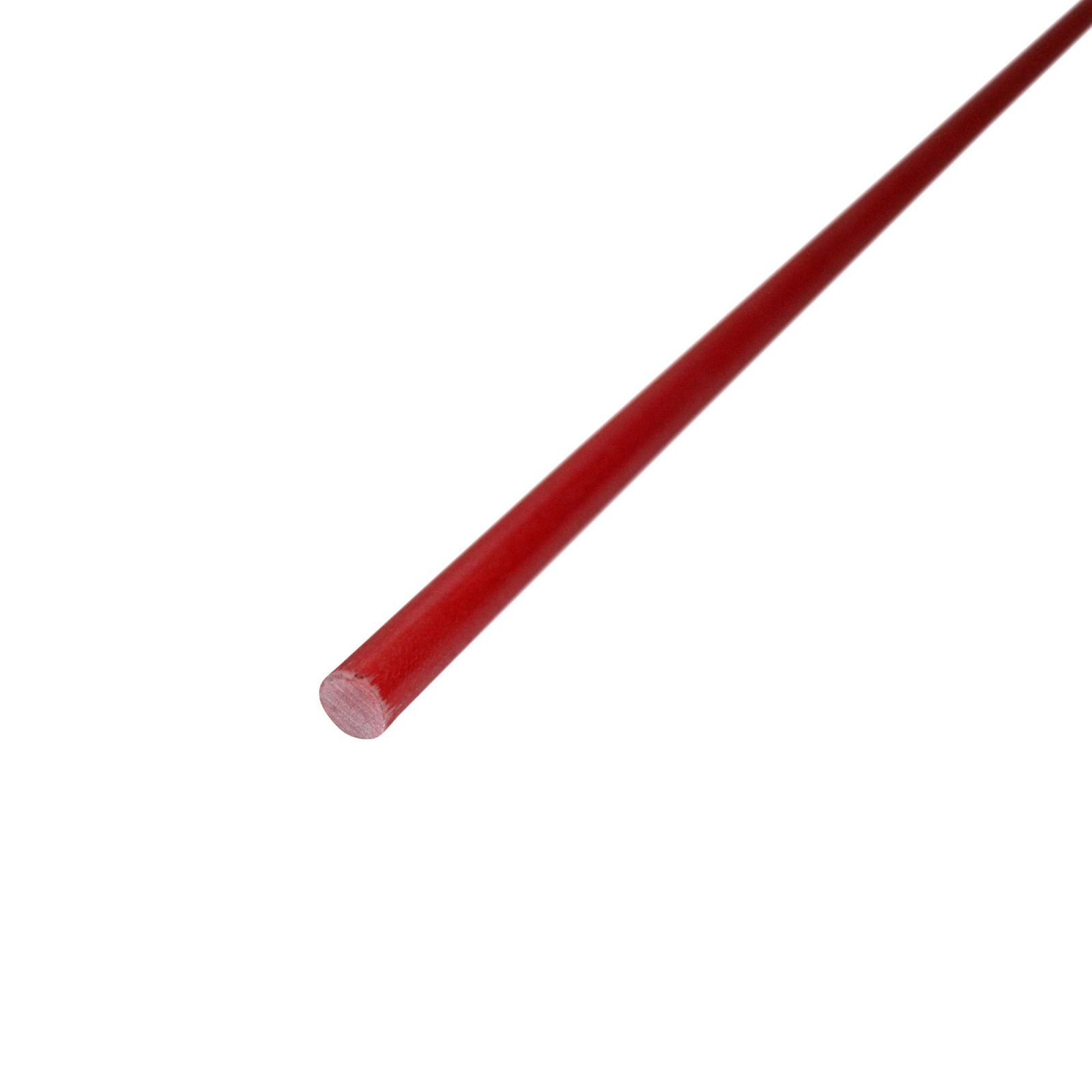GFRP fibreglass rod ground Ø9x900mm lacquered red order online